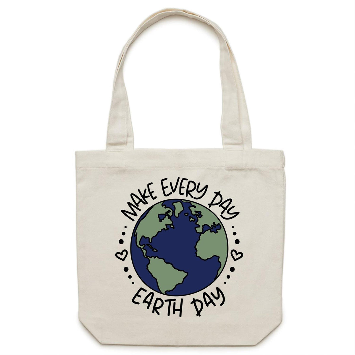 Make everyday earth day - Canvas Tote Bag – Teacher T-shirts Australia