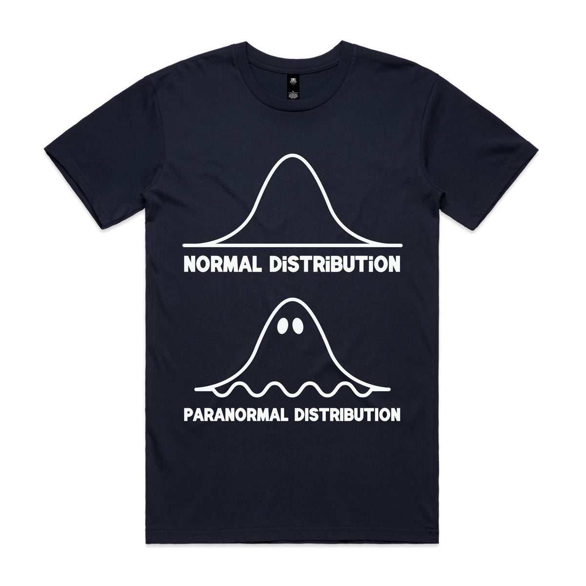 Normal distribution, paranormal distribution – Teacher T-shirts Australia
